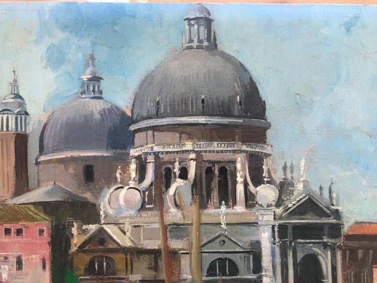 Jose Luis Florit Rodero - Gondolas in Venice Italy oil on canvas ...