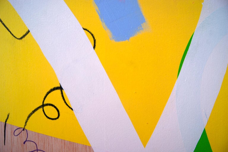 Jose Palacios - "Hombre Cohete" Acrylic on Wood Panel, by Contemporary ...