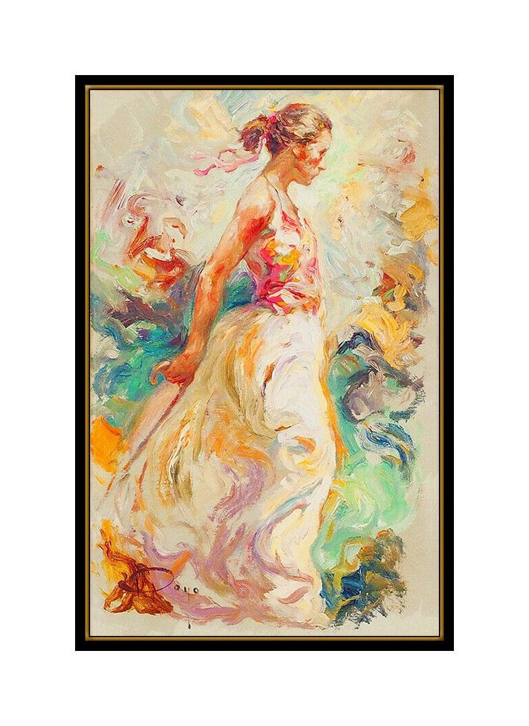 José Royo - Jose ROYO Original Oil Painting On Board Female Modern ...