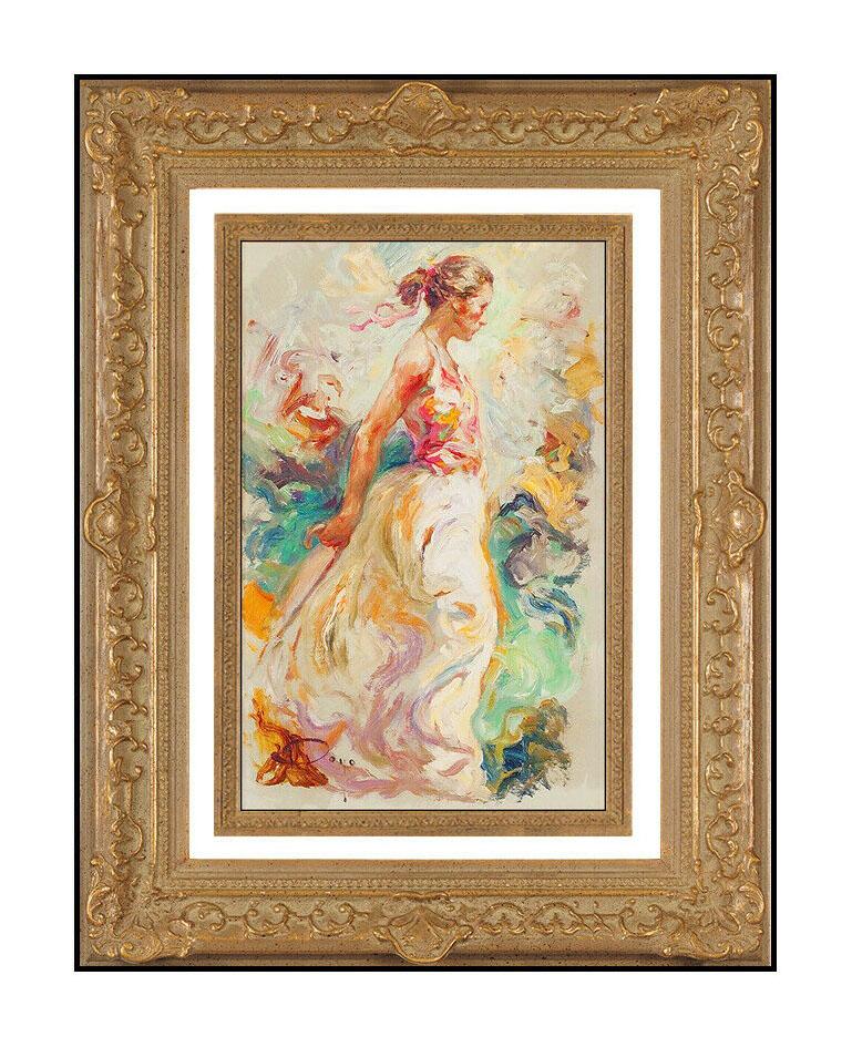 José Royo - Jose ROYO Original Oil Painting On Board Female Modern ...