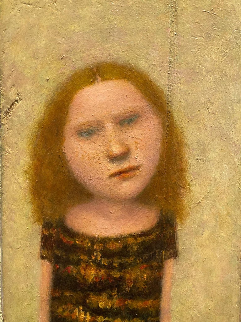 Jose van Kleef - Staand Meisje Standing Girl Huile sur panneau Bois En ...