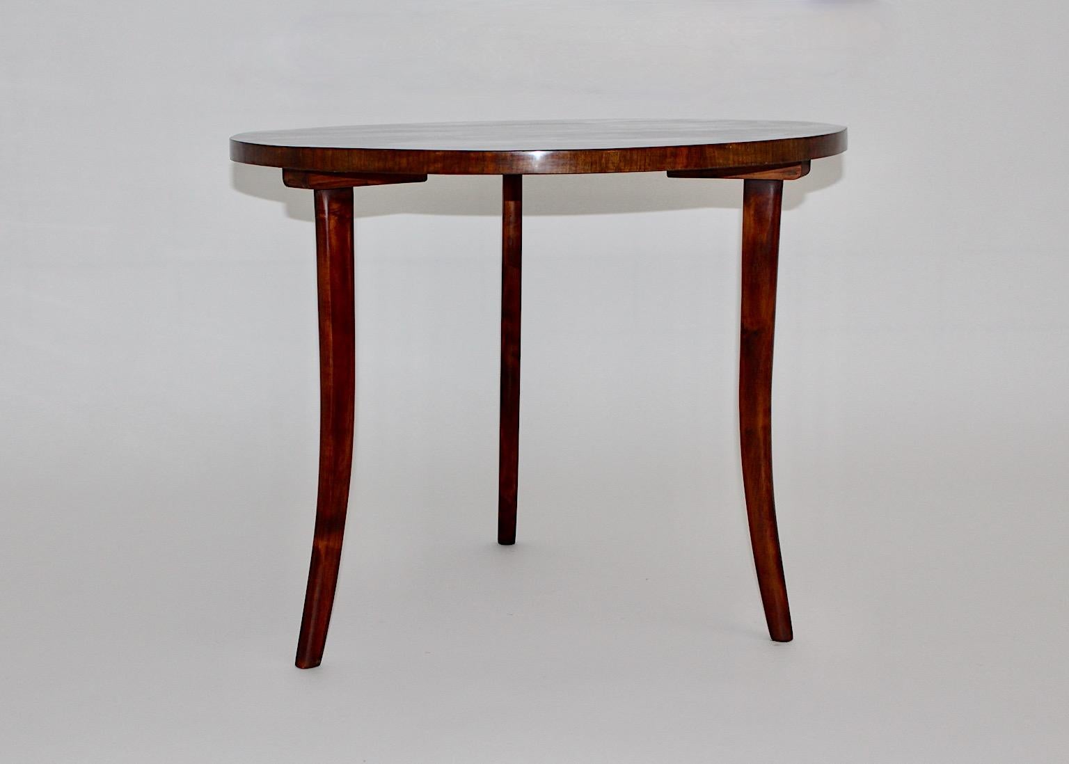 Josef Frank Art Deco Vintage Walnut Coffee Table Side Table Haus and ...