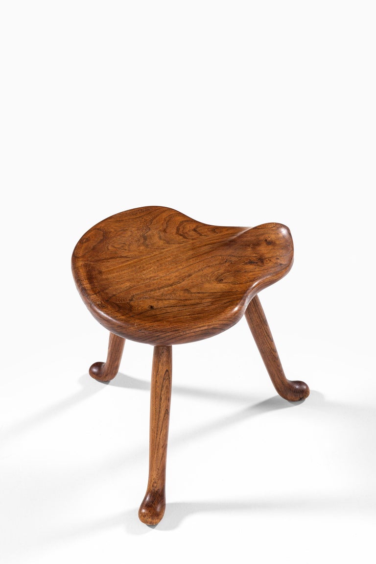 Josef Frank Stool in Oak Produced by Svenskt Tenn in Sweden at 1stDibs