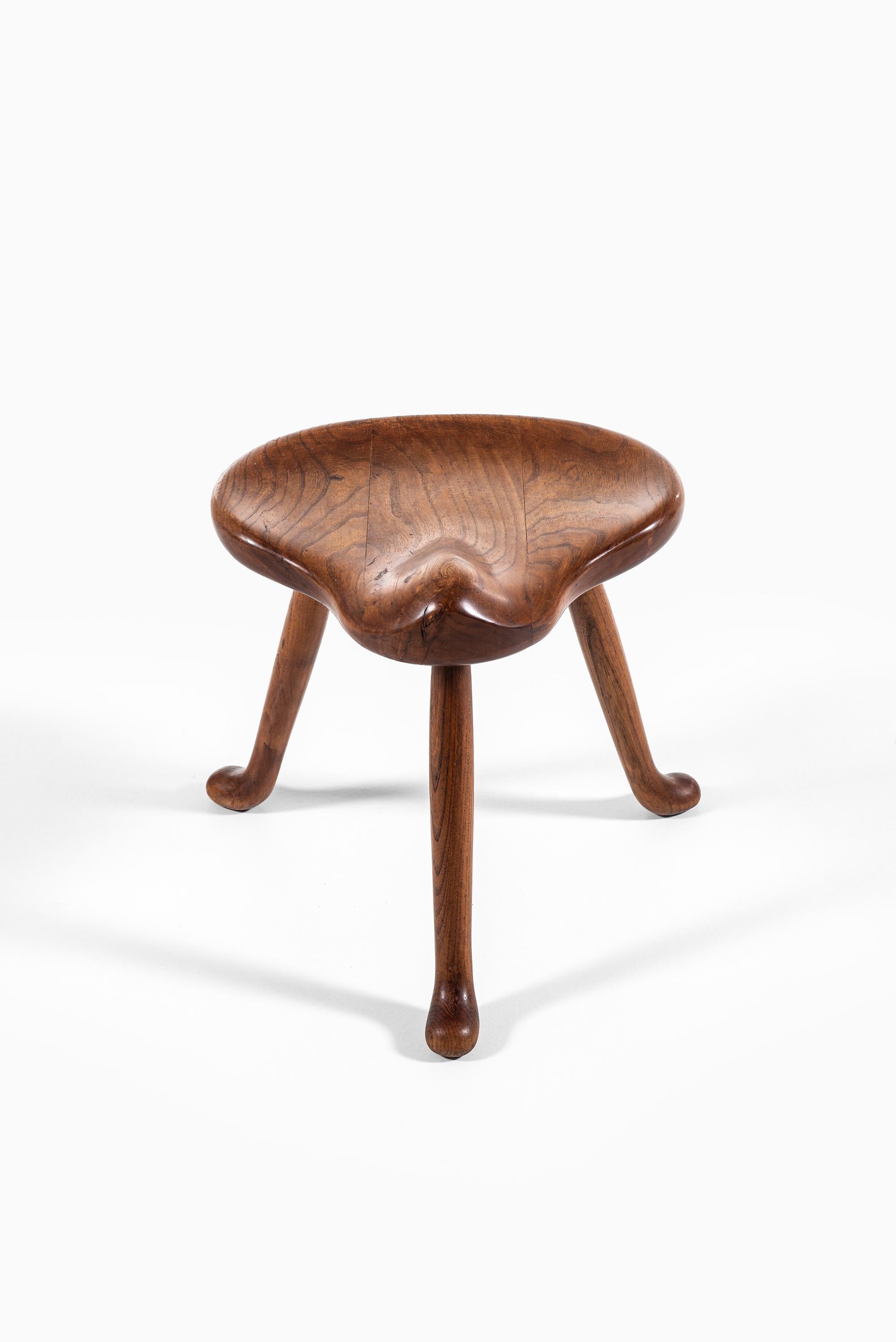 Josef Frank Stool in Oak Produced by Svenskt Tenn in Sweden at 1stDibs