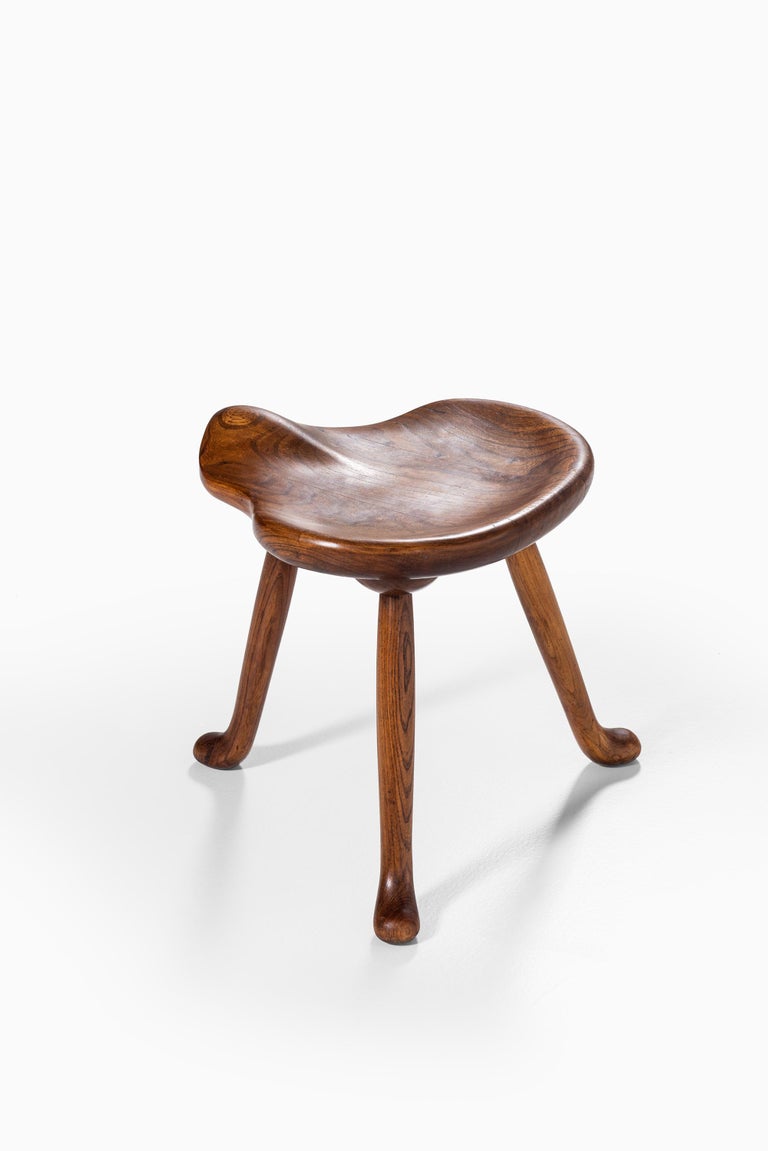 Josef Frank Stool in Oak Produced by Svenskt Tenn in Sweden at 1stDibs