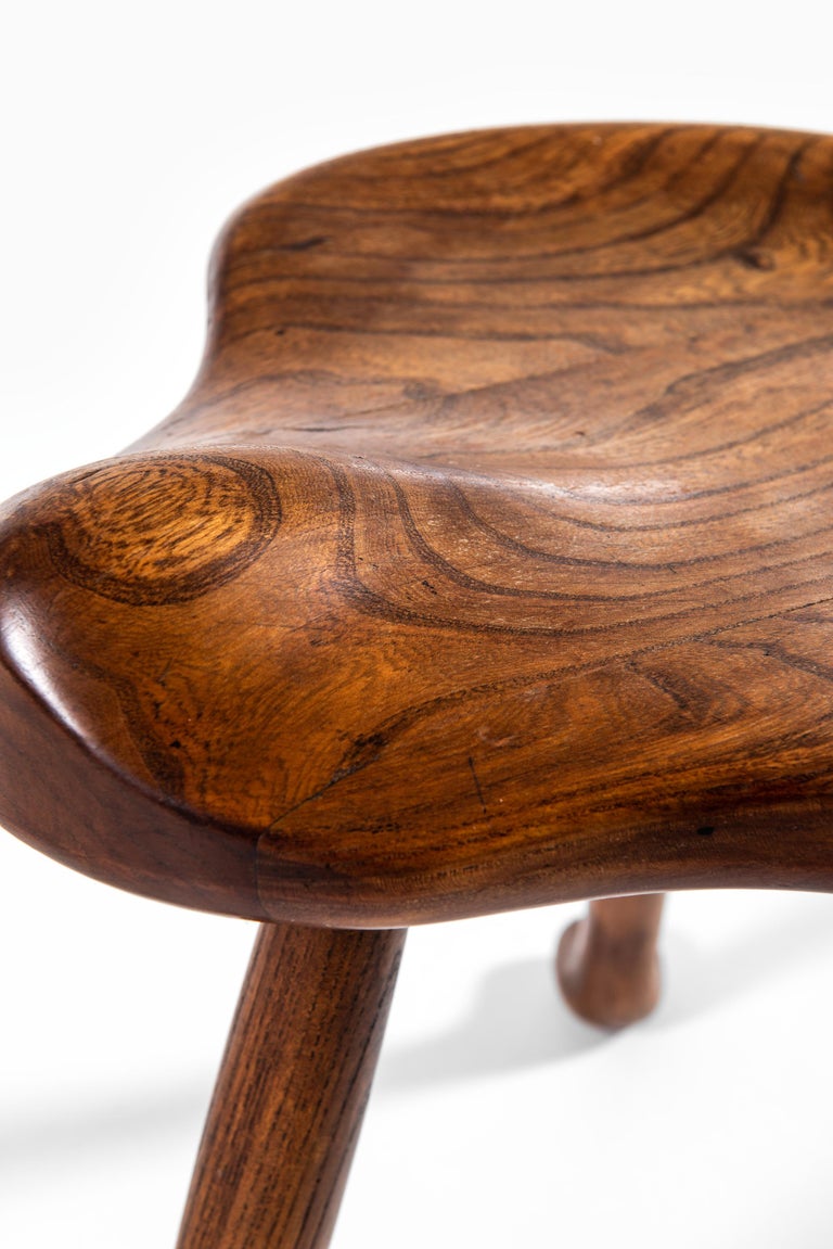 Josef Frank Stool in Oak Produced by Svenskt Tenn in Sweden at 1stDibs
