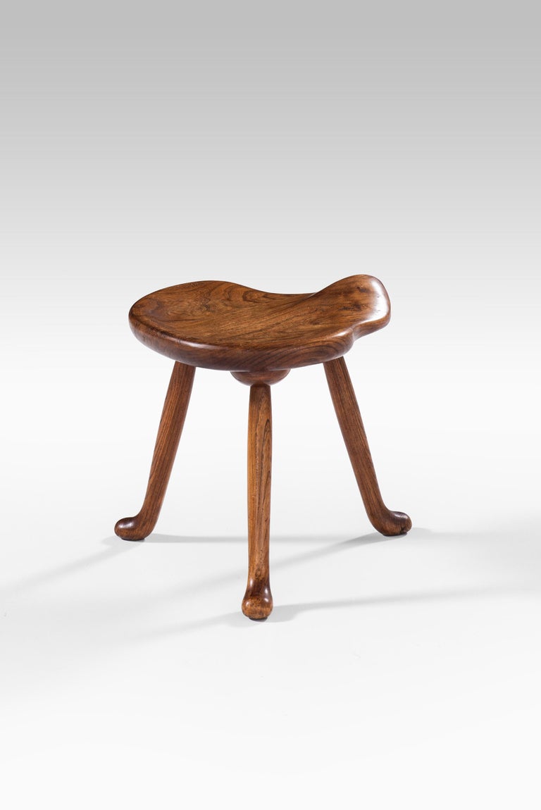 Josef Frank Stool in Oak Produced by Svenskt Tenn in Sweden at 1stDibs