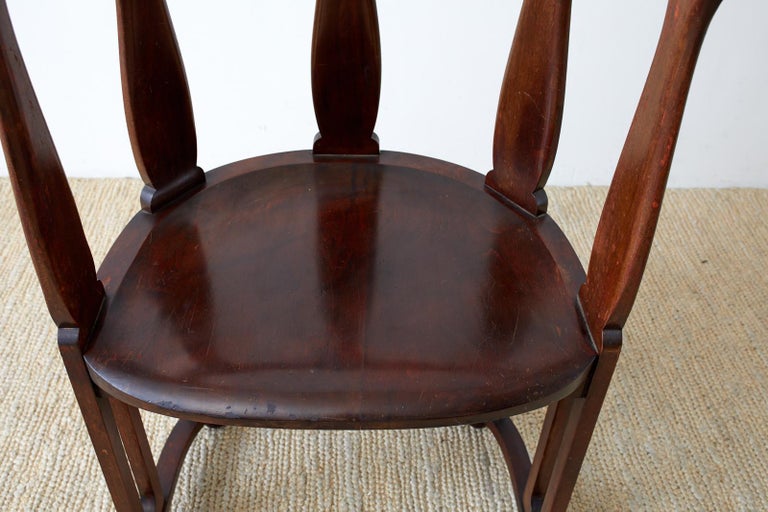 Josef Hoffman Attributed Vienna Secession Armchair #720 at 1stDibs ...