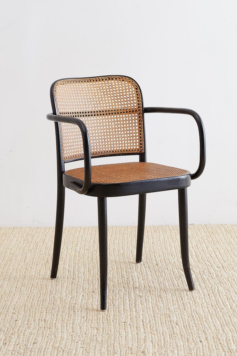 Josef Hoffman for Stendig Black Bentwood Prague Chairs at 1stDibs