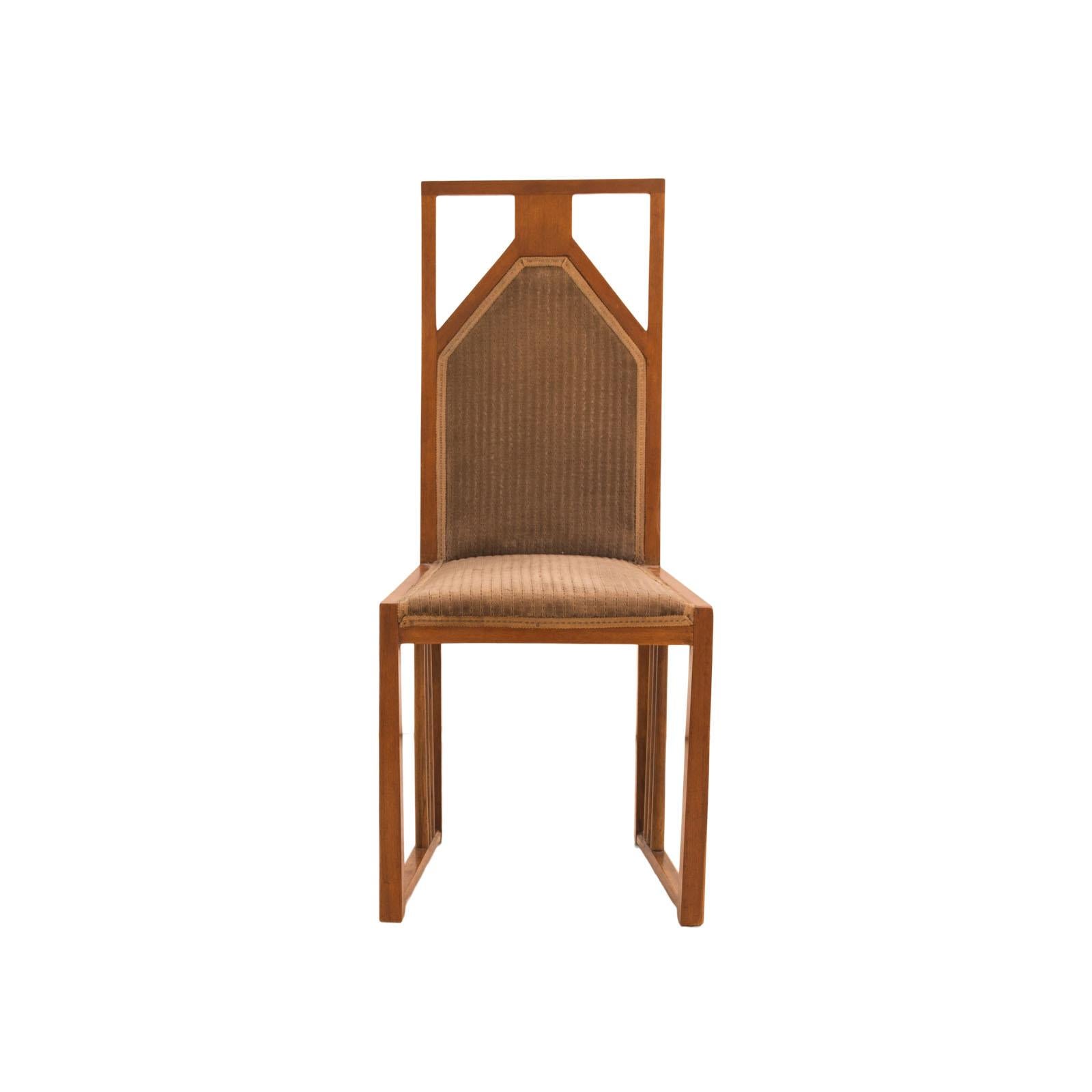 Josef Hoffmann Attr. Pair of Extraordinary Chairs 1905-10 Jugendstil ...