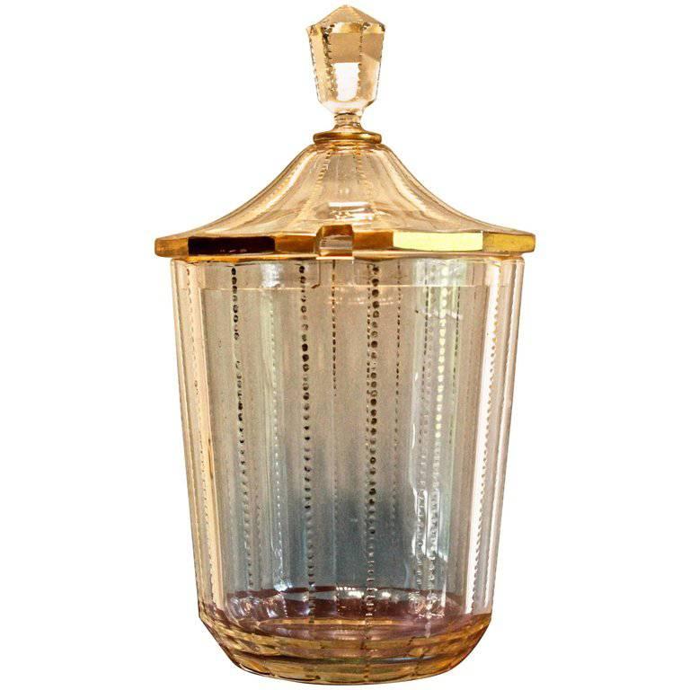 Josef Hoffmann 'Attributed' Wiener Werkstatte Glass Toureen For Sale at ...