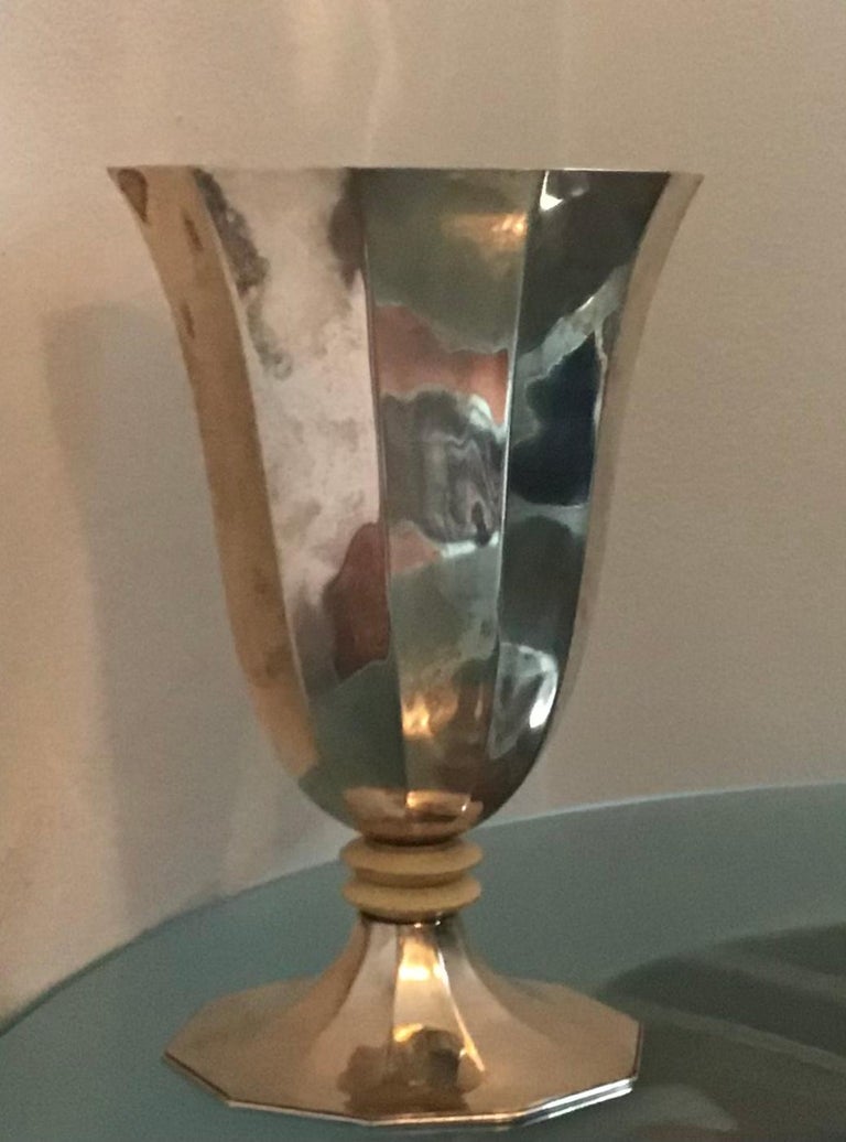 Josef Hoffmann “Stile” Vase Silver, 1930, Austria For Sale at 1stDibs