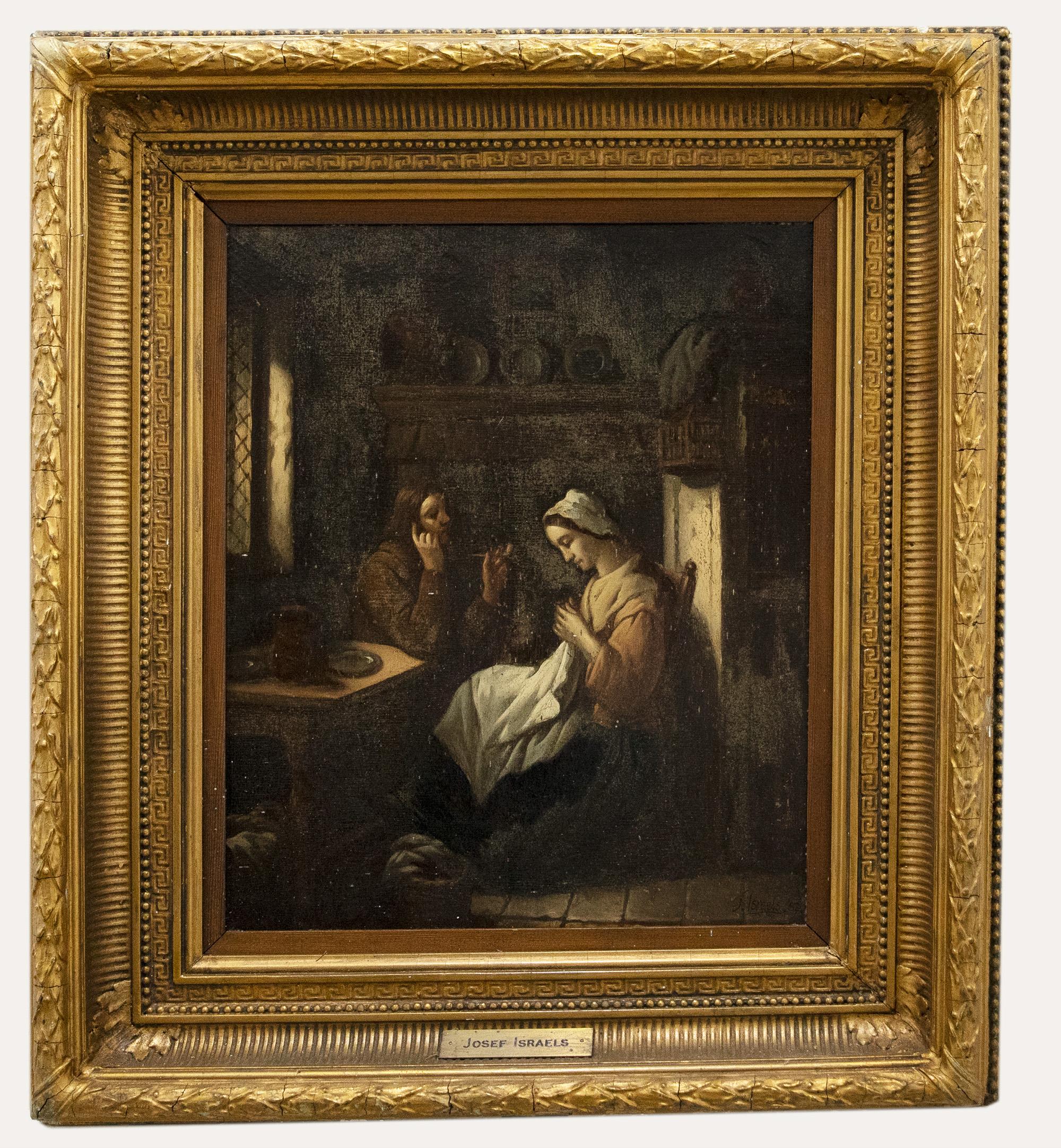 Josef Israels - Manner Josef Israels (1824-1911) - Dutch School 1862 ...