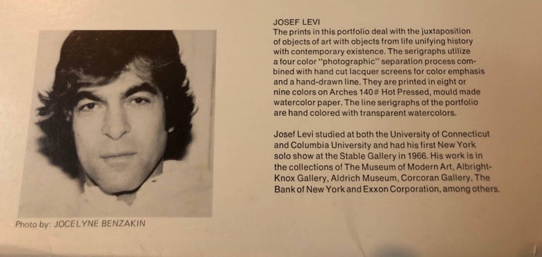 Josef Levi - Still Life with German Master Pop Art Triptych Serigraph ...