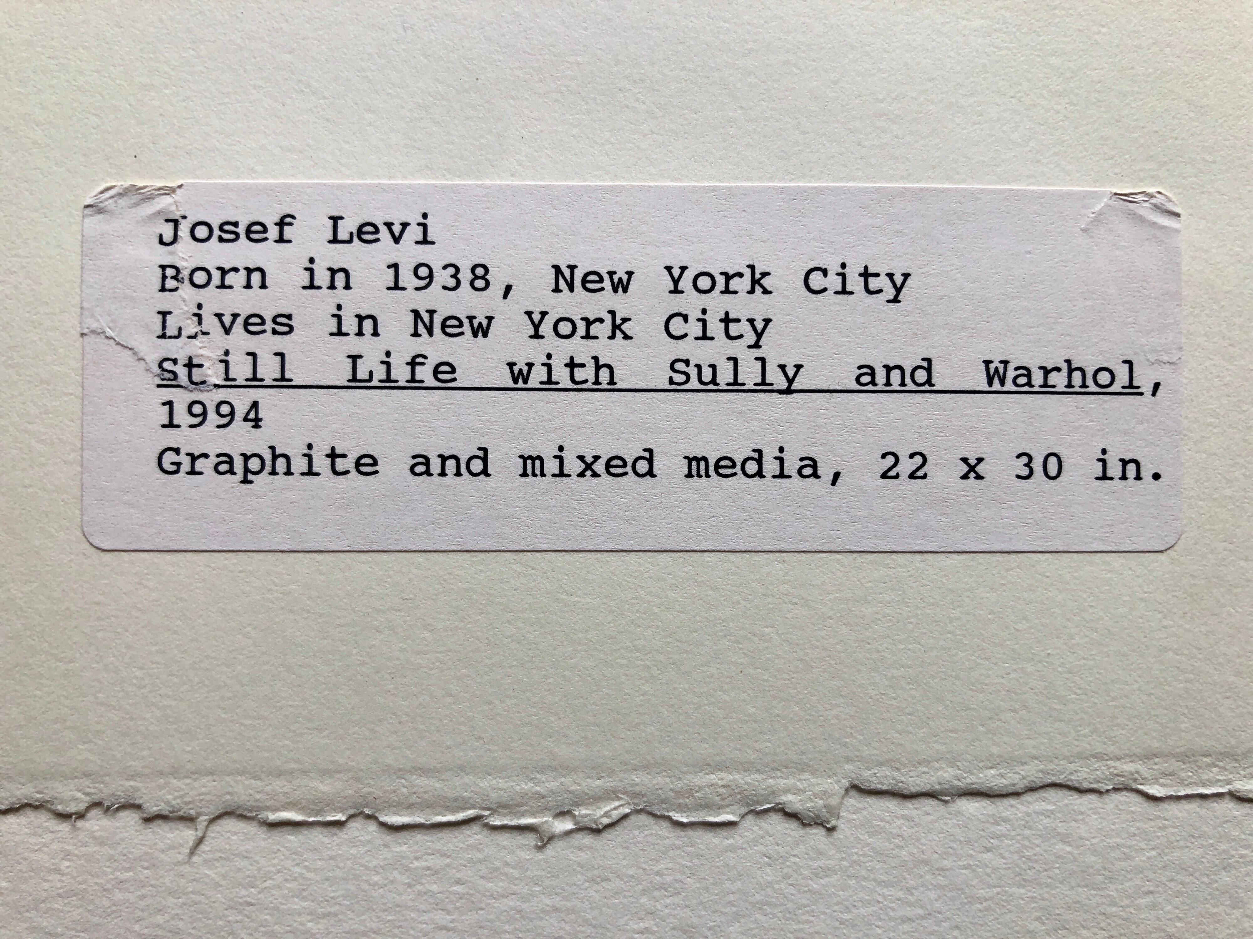 Josef Levi - Still Life with Sully and Warhol, Pop Art Mixed Media ...