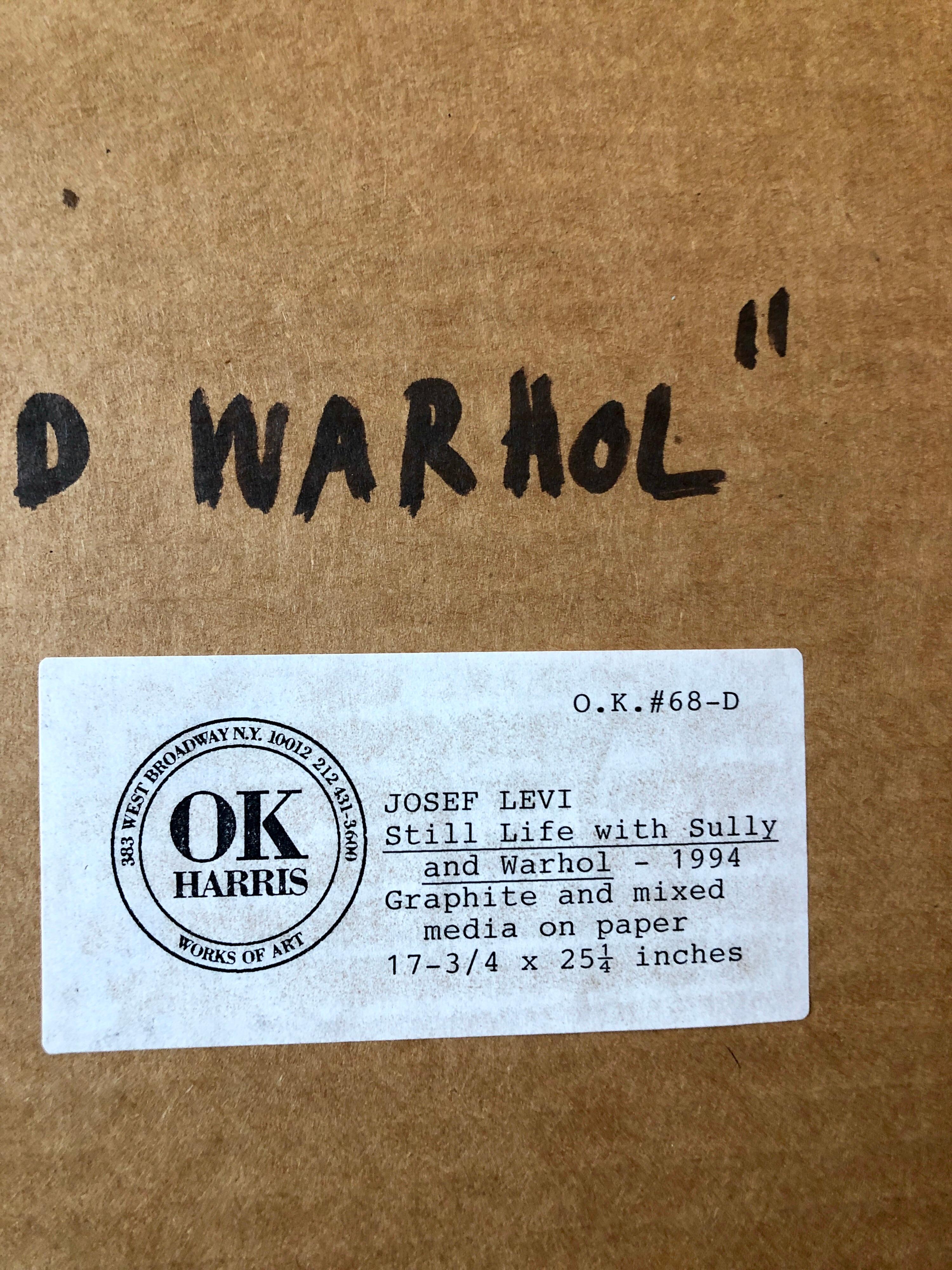 Josef Levi - Still Life with Sully and Warhol, Pop Art Mixed Media ...