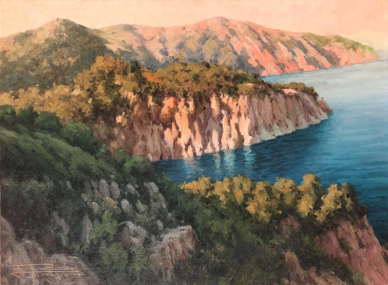 Josep Guardiola Torregrossa - Begur Costa Brava Spanish seascape oil on ...