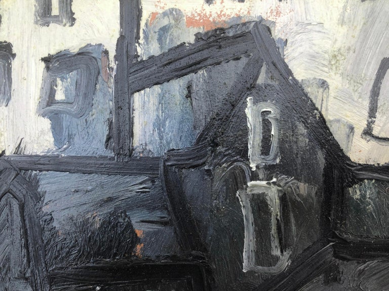 Josep Navarro Vives - Paris France oil on board painting urbanscape For ...