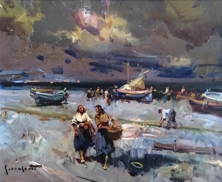 Josep Serra Santa Serranta - Return of fishermen and women shellfish ...