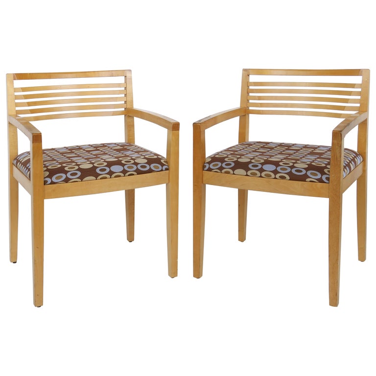 Joseph and Linda Ricchio Knoll Studio Ricchio Chairs in Beech im ...