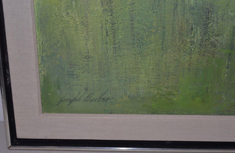 Joseph Barber - Joseph Barber "Wheatfield" Original Oil Painting c.1960 ...