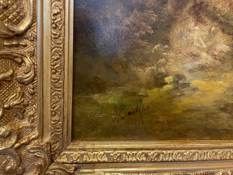 Joseph Barker - Oil Paintings, Landscapes, pair by Joseph Barker of ...