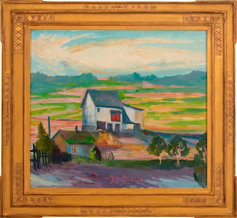 Joseph Barrett - "Barn with Red Doors" For Sale at 1stDibs
