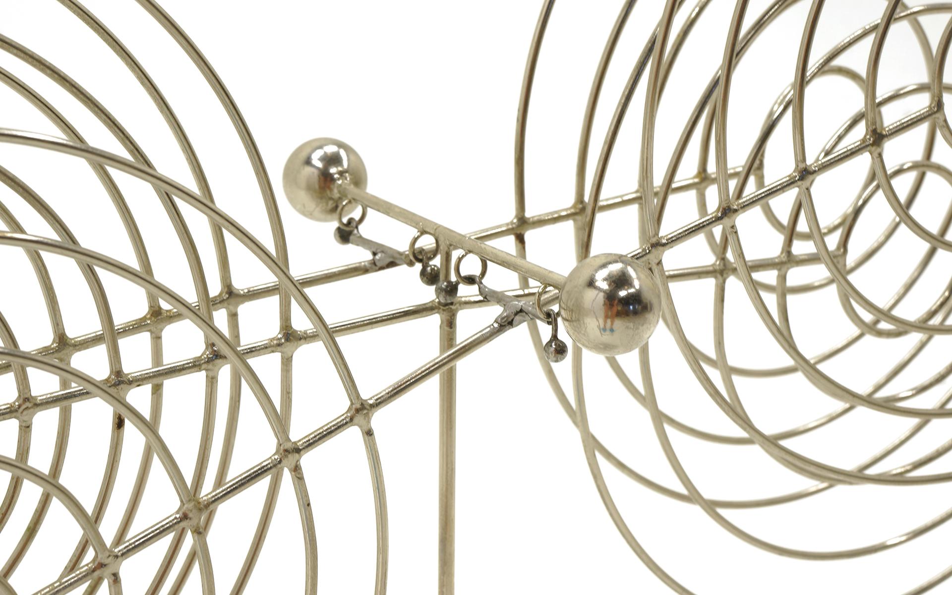 Joseph Burlini Kinetic Table Top Sculpture, circa 1970s at 1stDibs