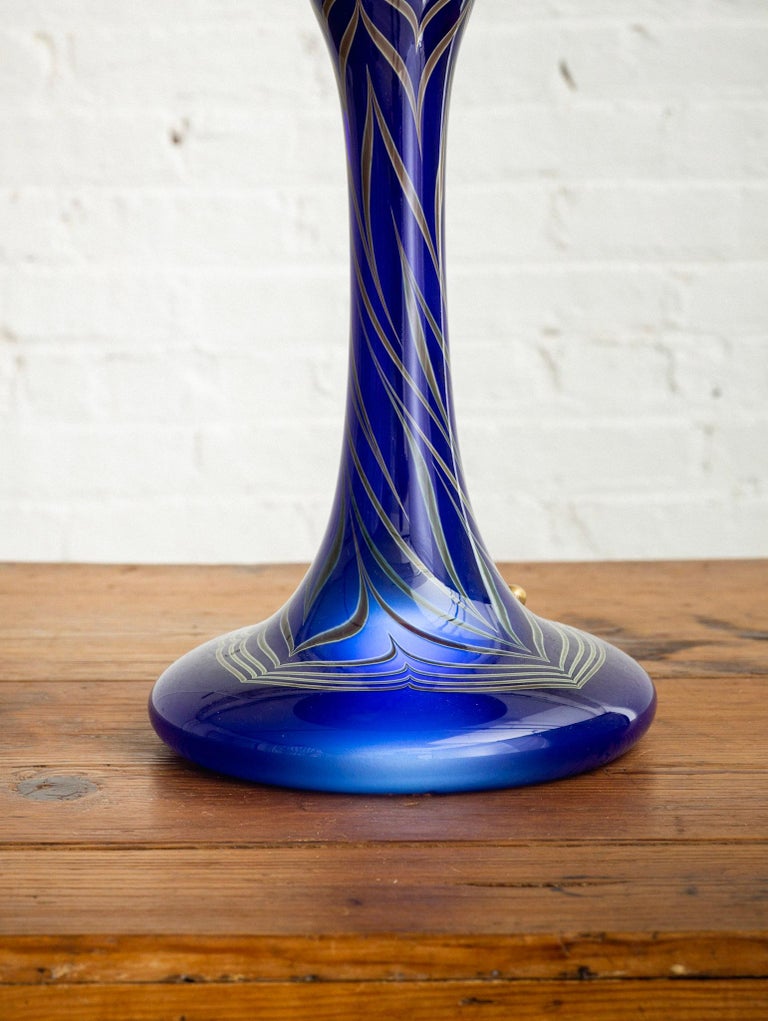 Joseph Clearman Studio Art Nouveau Style Glass Table Lamp at 1stDibs ...
