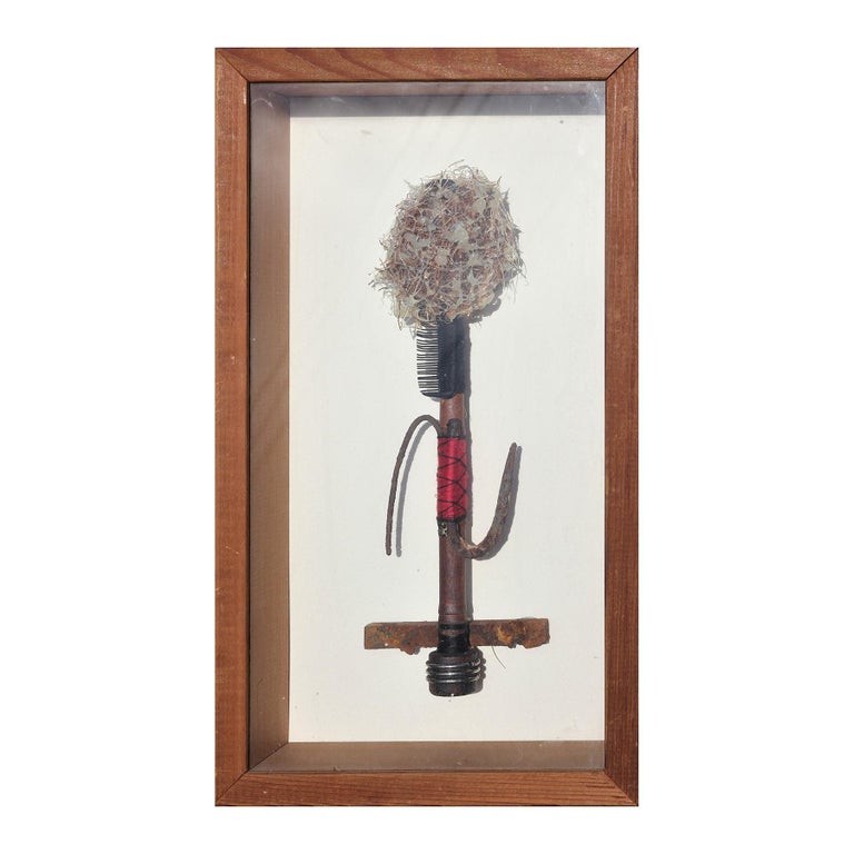 "Barbary Coast" Brutalist Mixed Media Assemblage Wall Sculpture Signed ...