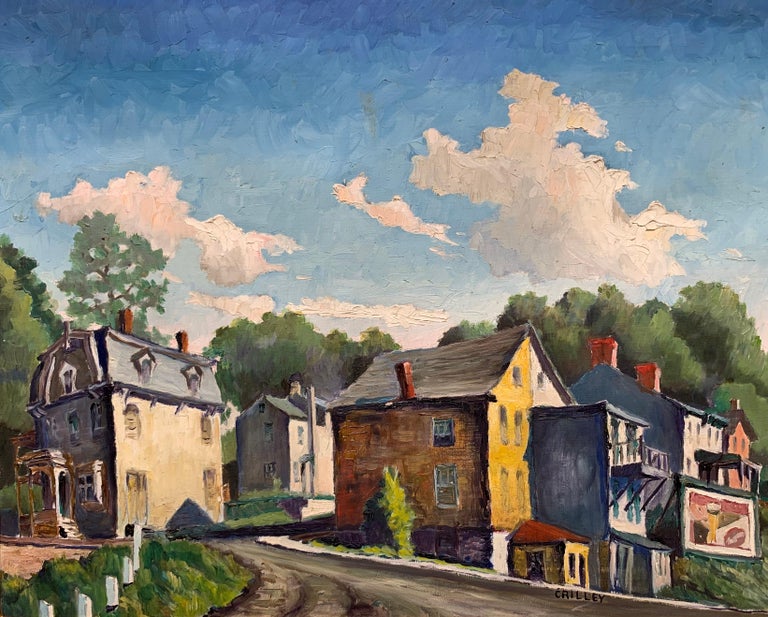 Joseph Crilley - Lambertville NJ (American Realist landscape) For Sale ...