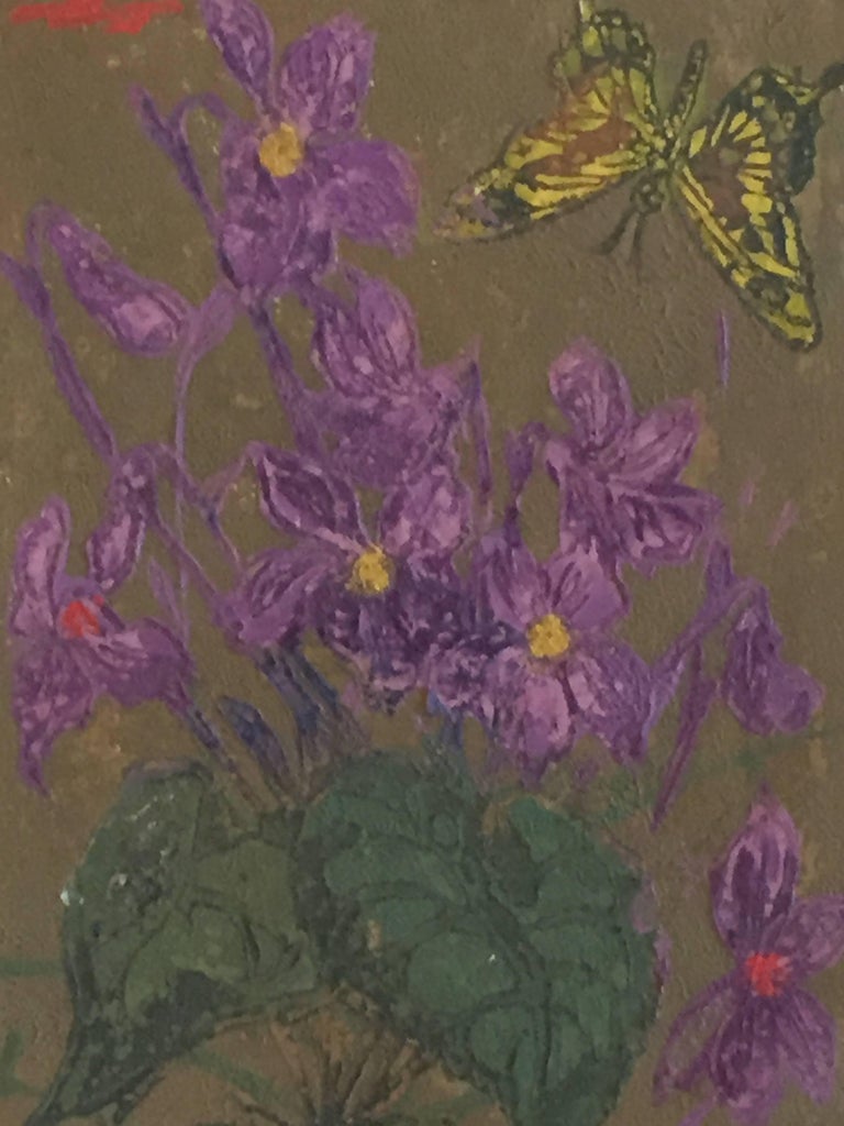 Joseph Domjan - Violets For Sale at 1stDibs