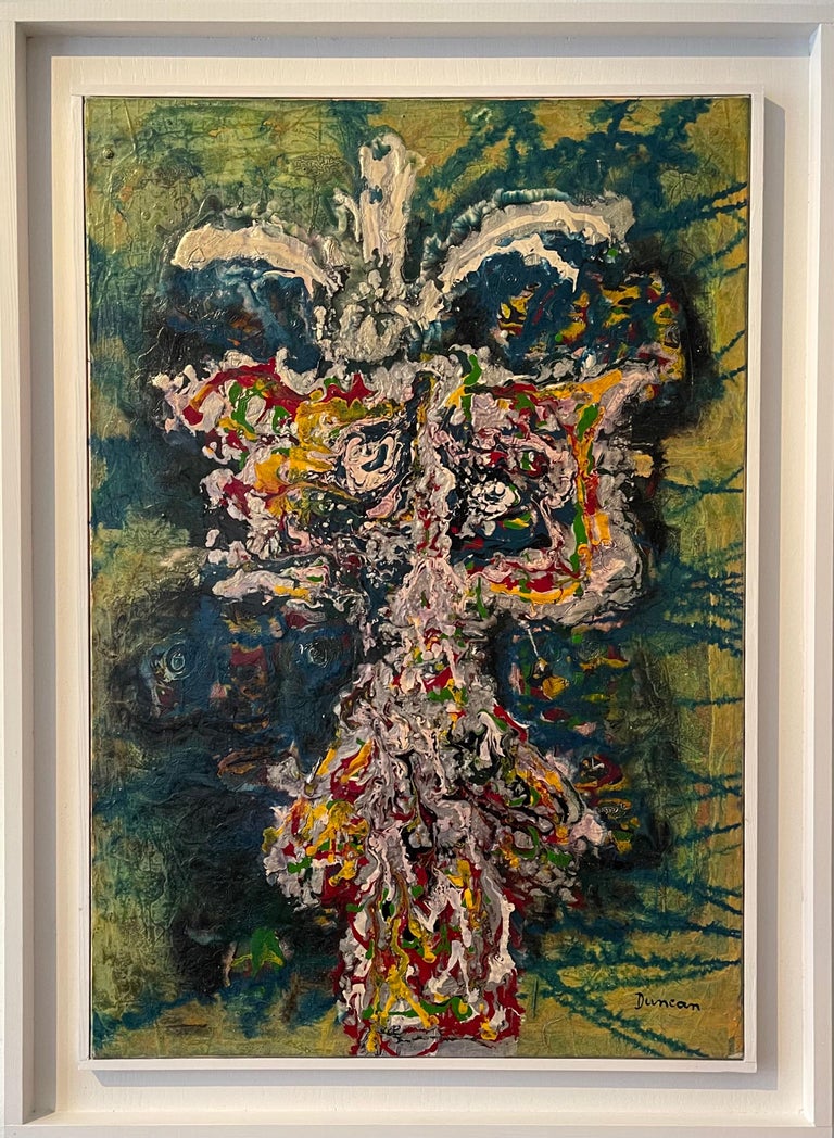 Joseph Duncan - “Owl by night” Post War Oil Painting By British Joseph ...