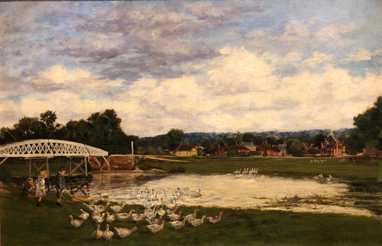 Joseph Edward Homerville Hague - Fine Original 19th Century Cookham ...