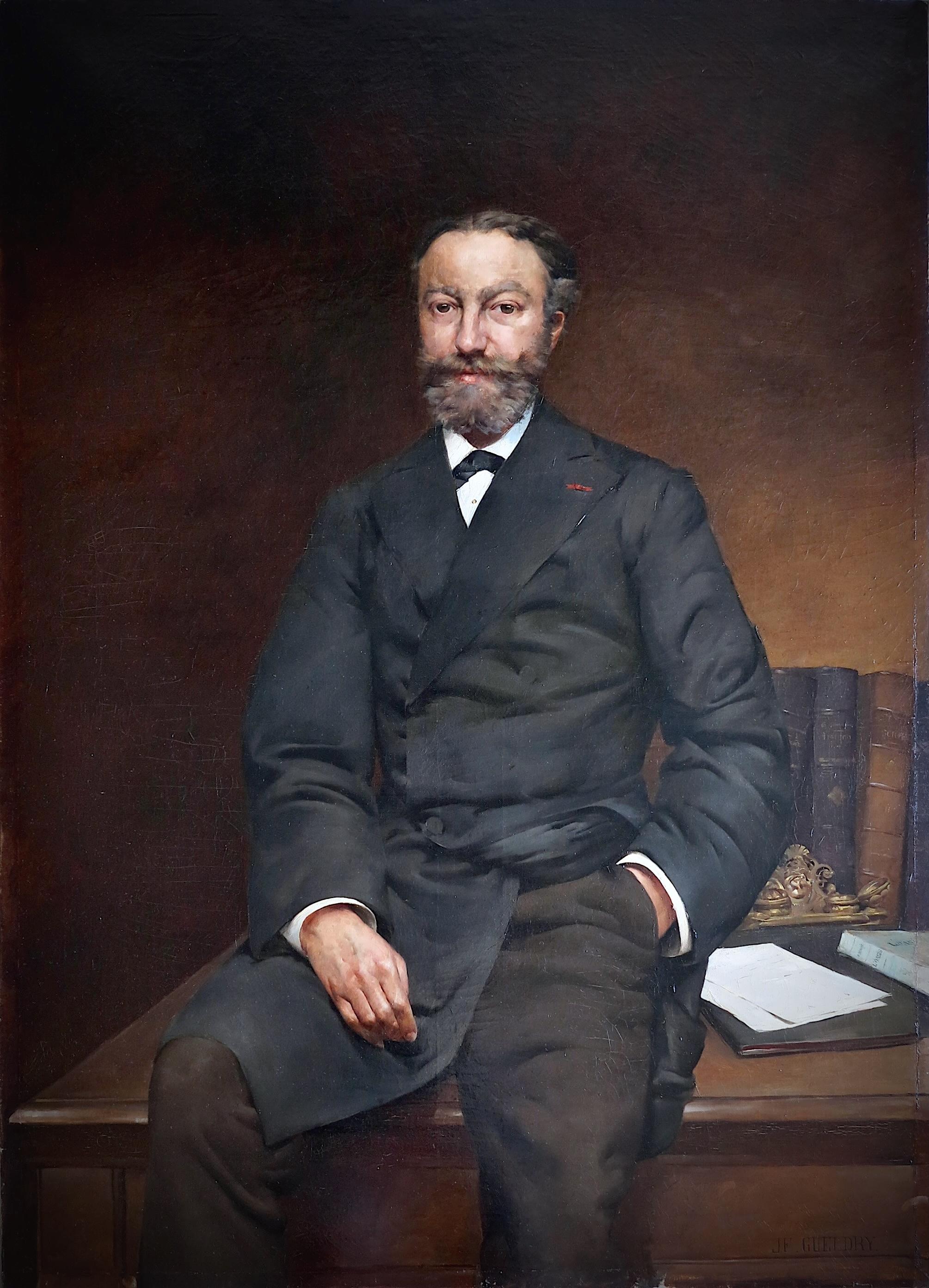 Joseph Ferdinand GUELDRY - Portrait of Richard-Gabriel MORRIS (1837 ...