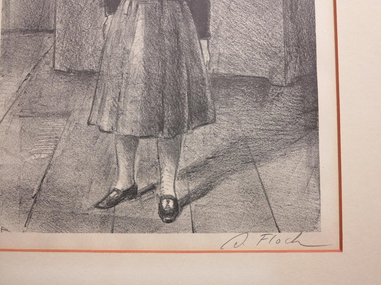 Joseph Floch - Portrait of a Young Girl (the artist's daughter). at 1stDibs