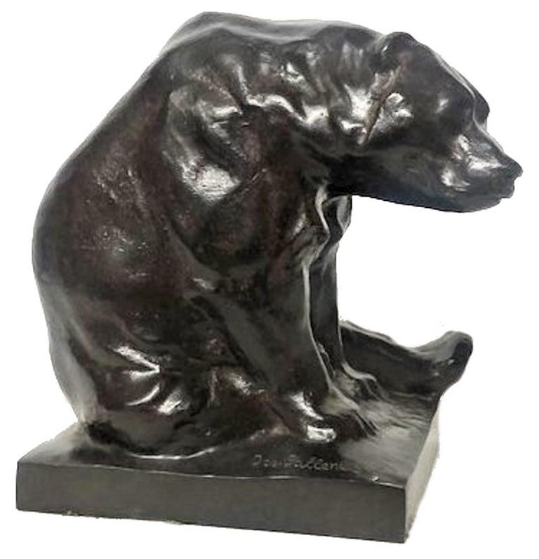 Joseph Franz Pallenberg, Bear, German Patinated Bronze Sculpture, ca ...