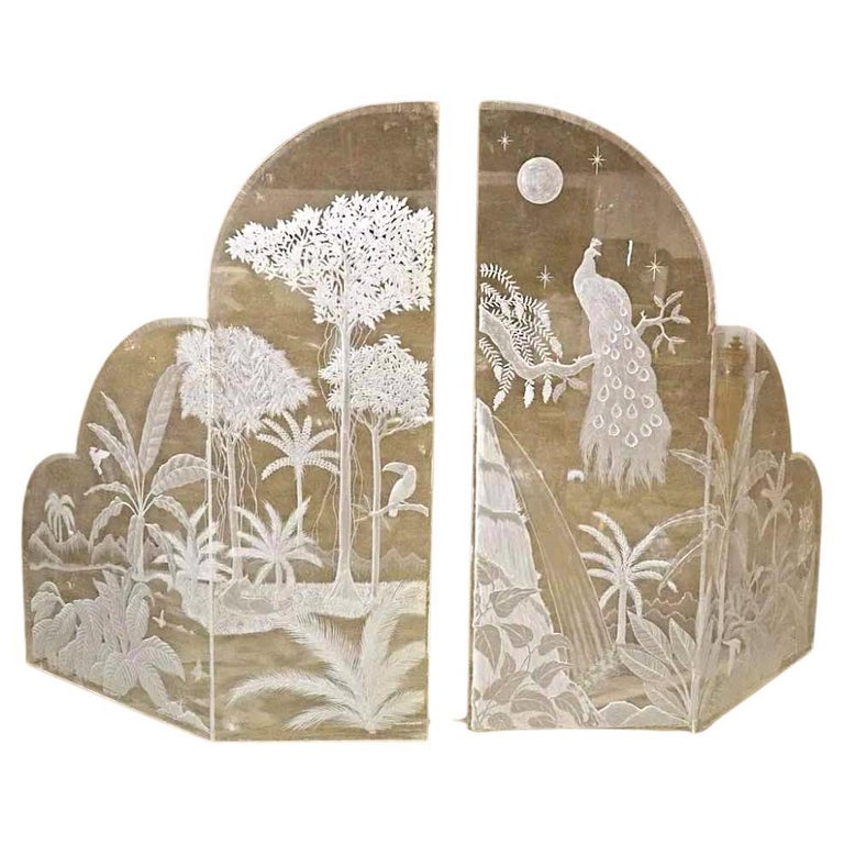 Joseph Galvan Signed Screen For Sale at 1stDibs