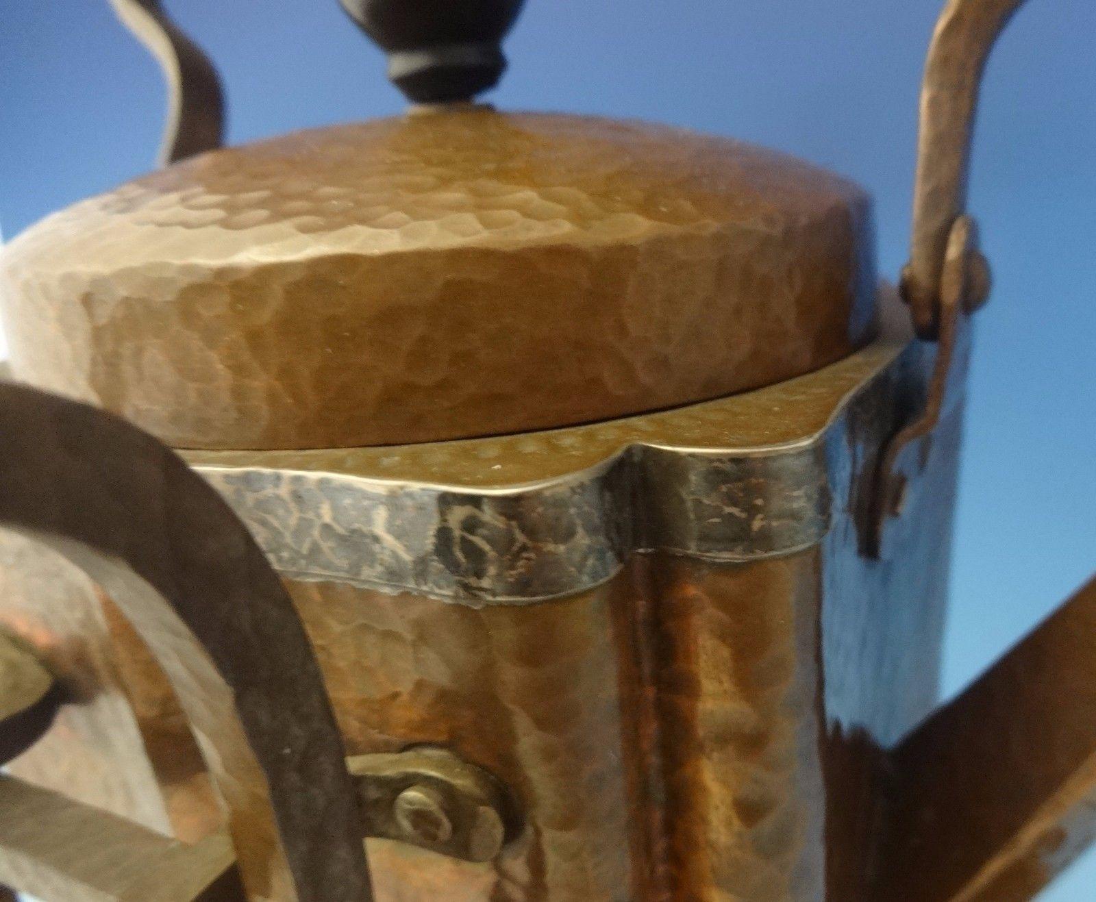 Joseph Heinrichs Copper Kettle on Stand with Tray Arts and Crafts For ...