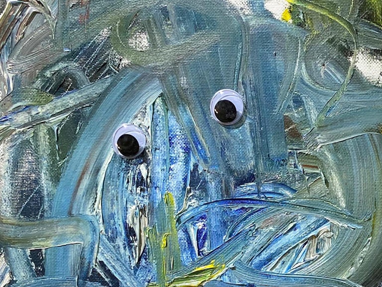 Joseph Hicks - Early Janine: Abstract mixed media work of art For Sale ...