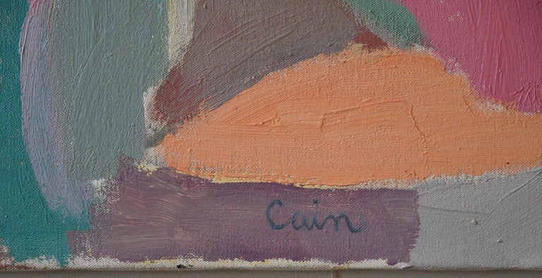 Joseph 'Jo' Lambert Cain Figurative Abstract of Dancers "Pink" 1950s ...