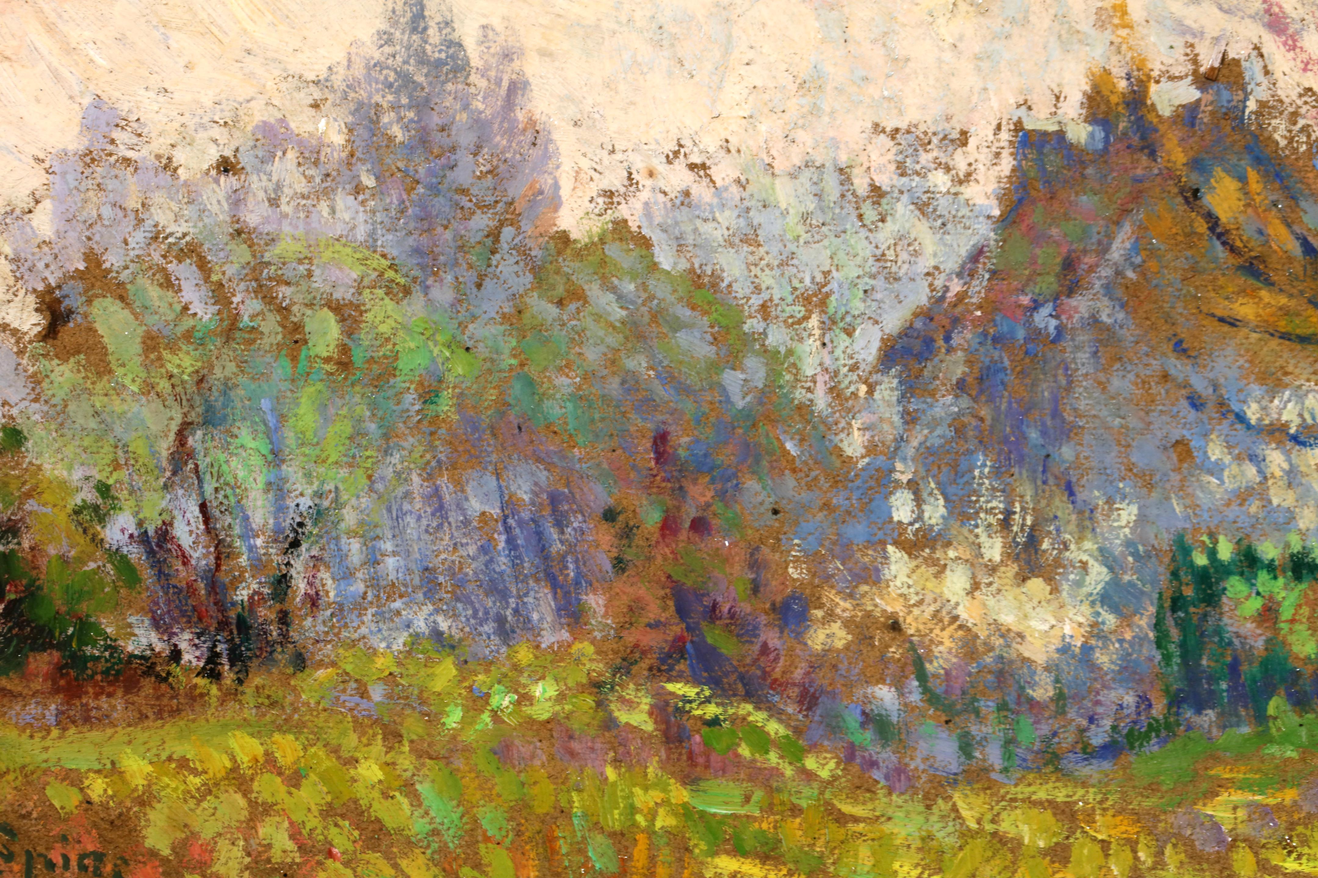 Joseph Louis Francois Lepine - Paysage d'Automne - Impressionist ...