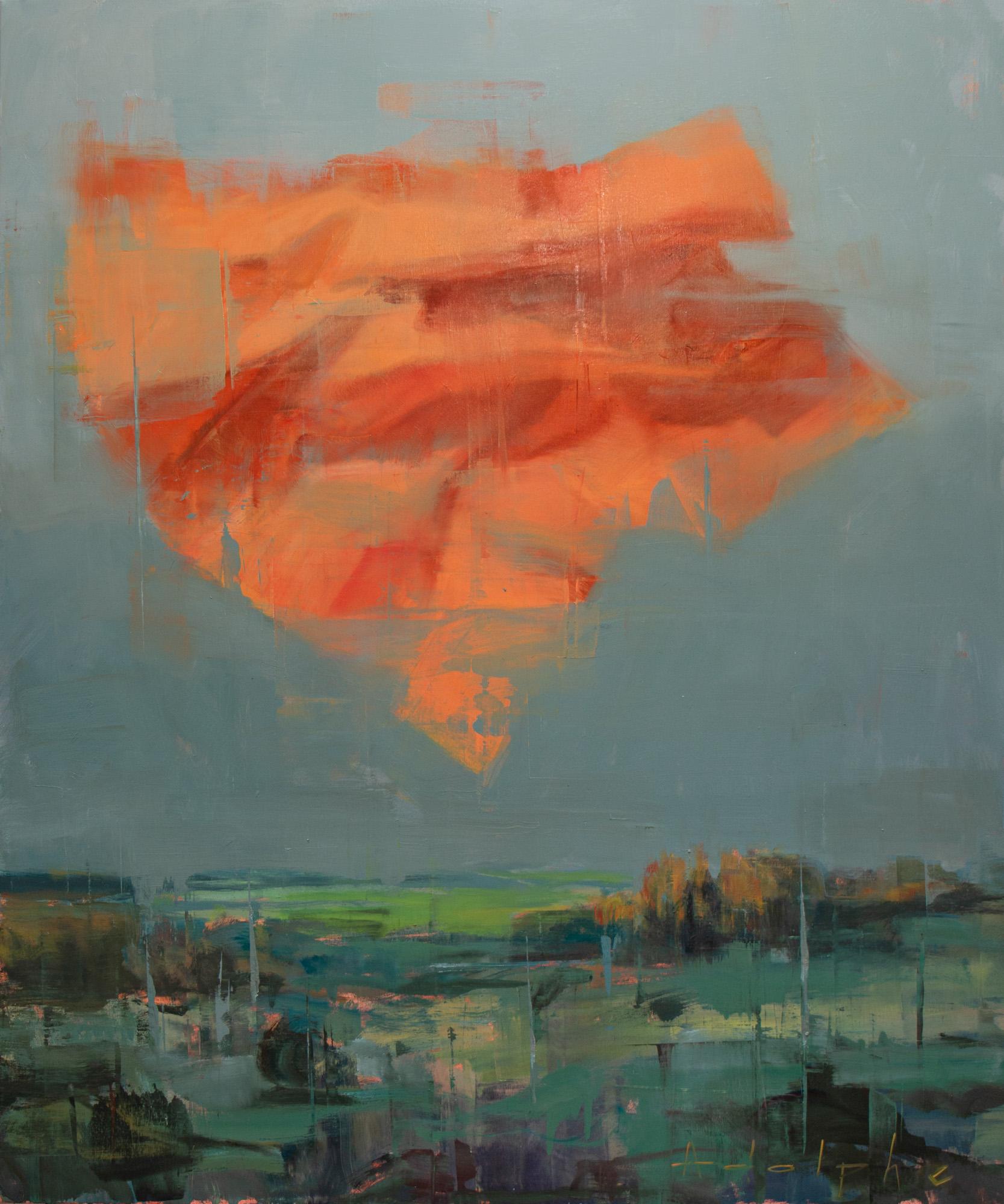 Joseph Adolphe - "A Vision No. 2" Airy and Whimsical Landscape with ...