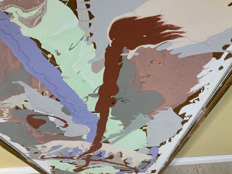 Joseph Malekan Side View 2 Abstract Mix-Media For Sale at 1stDibs