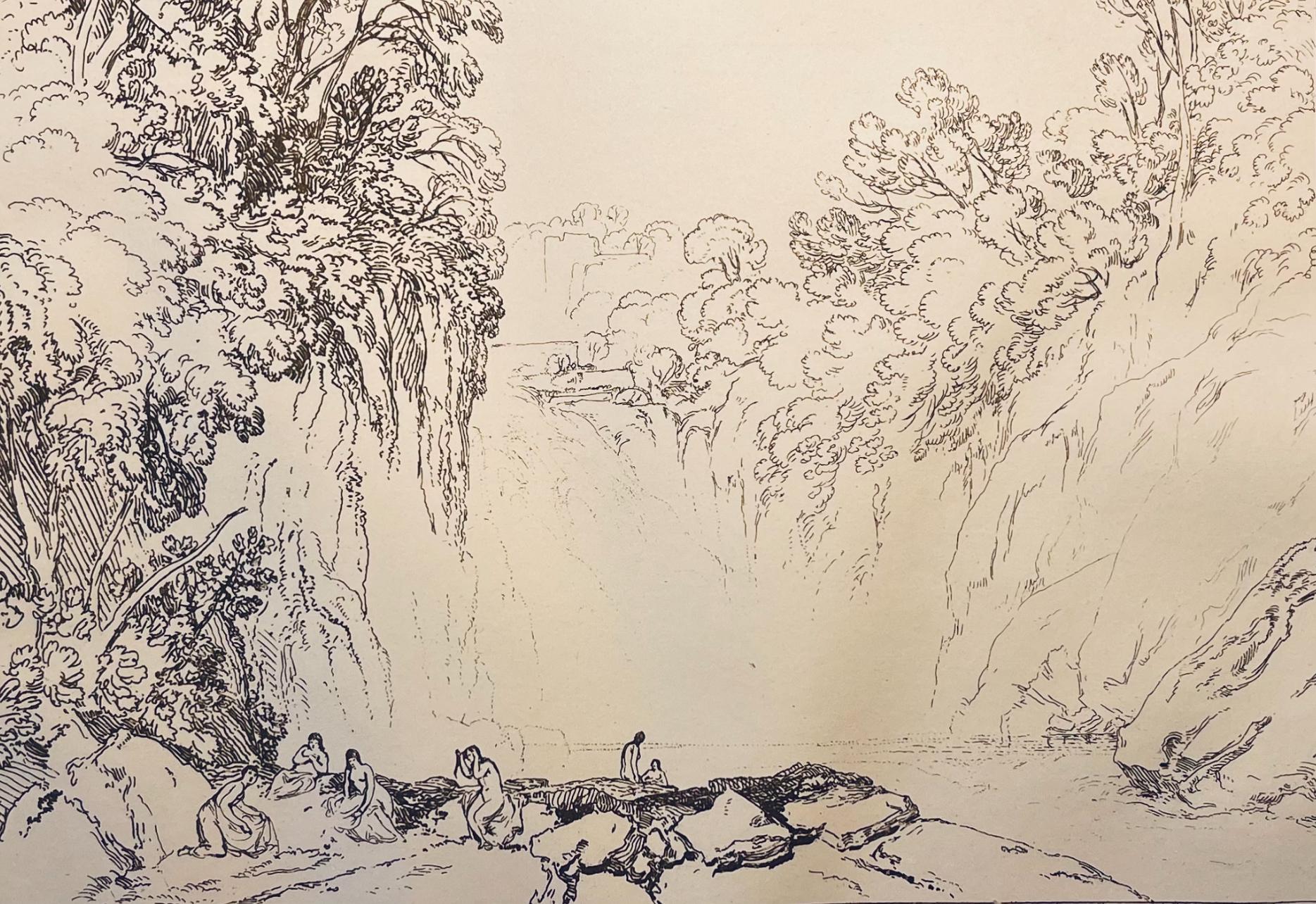 J. M. W. Turner, Drawing of The Clyde, Liber Studiorum (after) For Sale ...