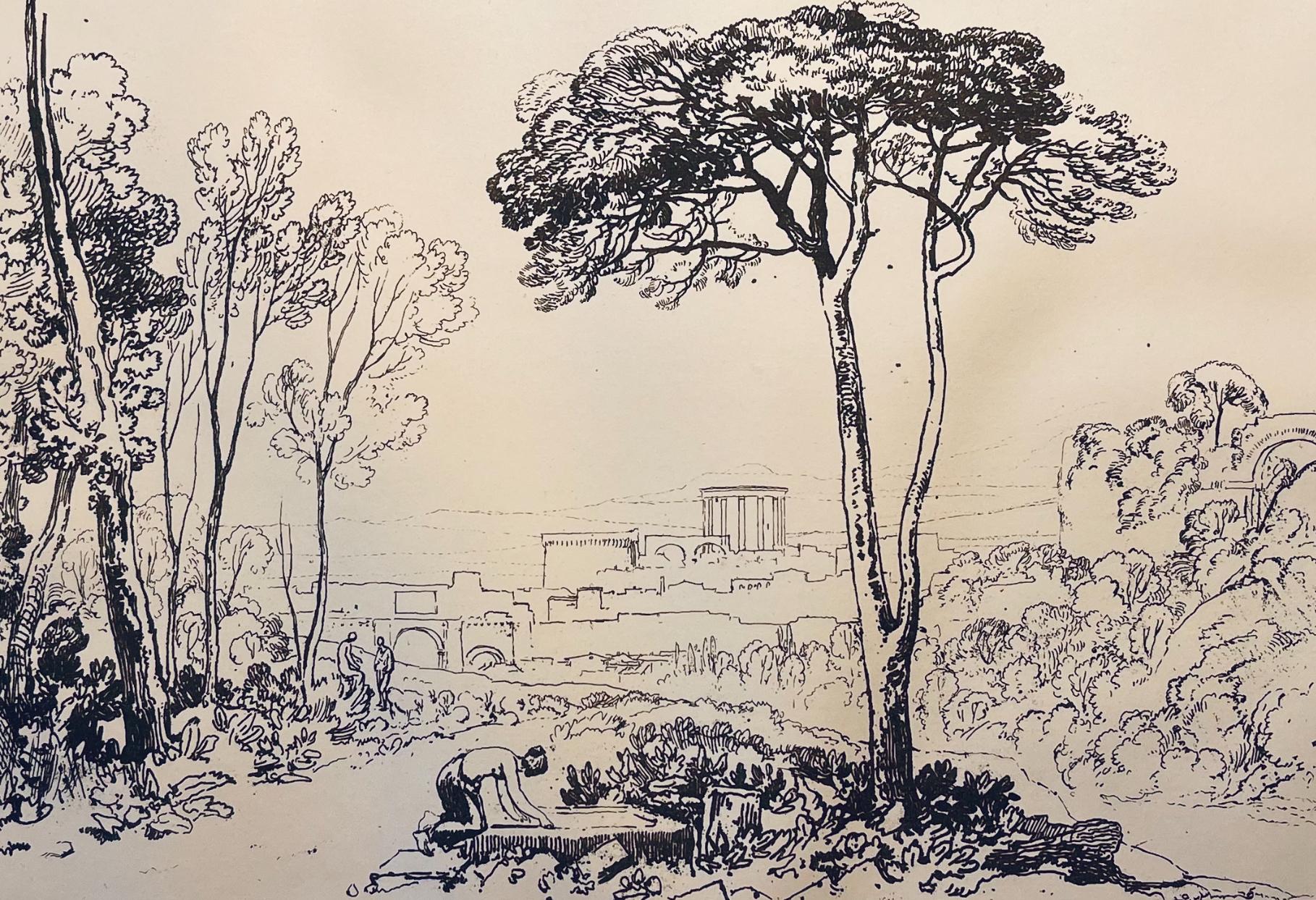 J. M. W. Turner, Woman at a tank, or hindoo ablutions, Liber Studiorum ...