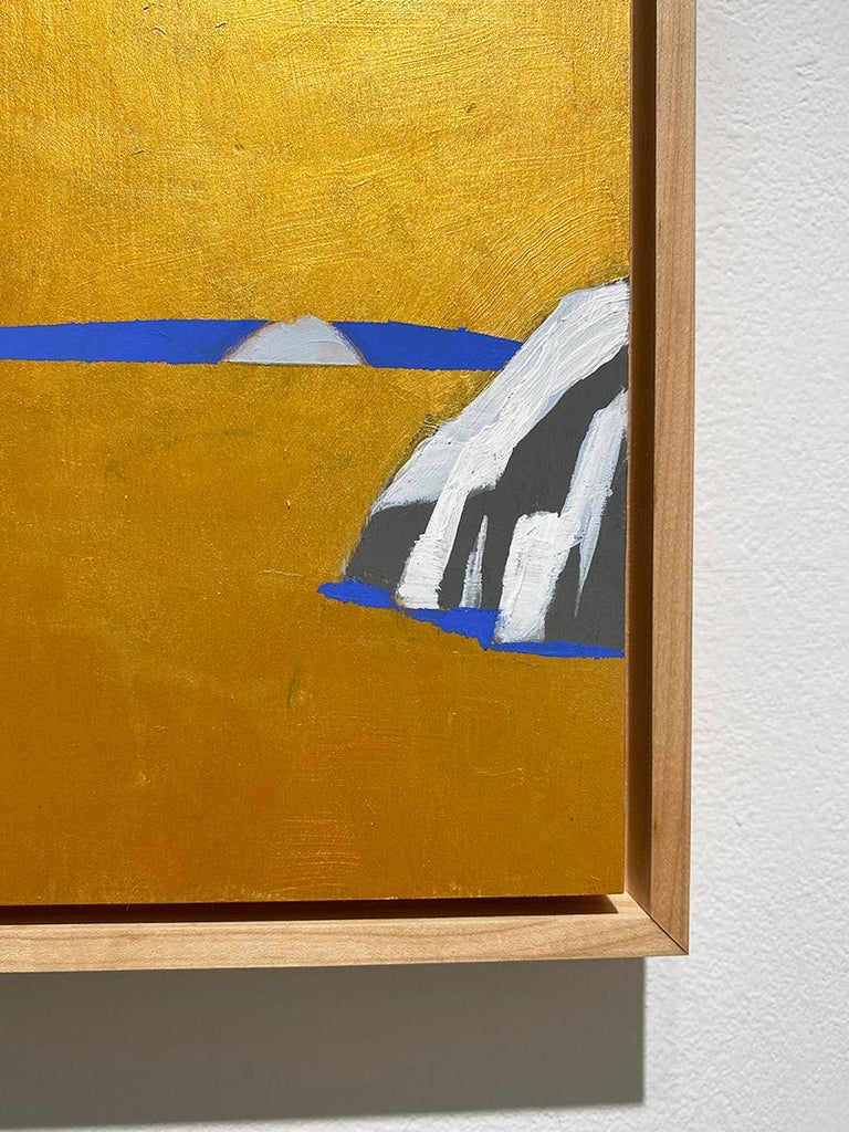 Joseph Maresca - All's Well: Graphic Black and Gold Painting of ...