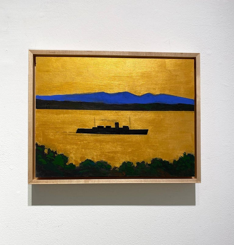 Joseph Maresca - Phantomship: Impressionist Cold Landscape Painting of ...