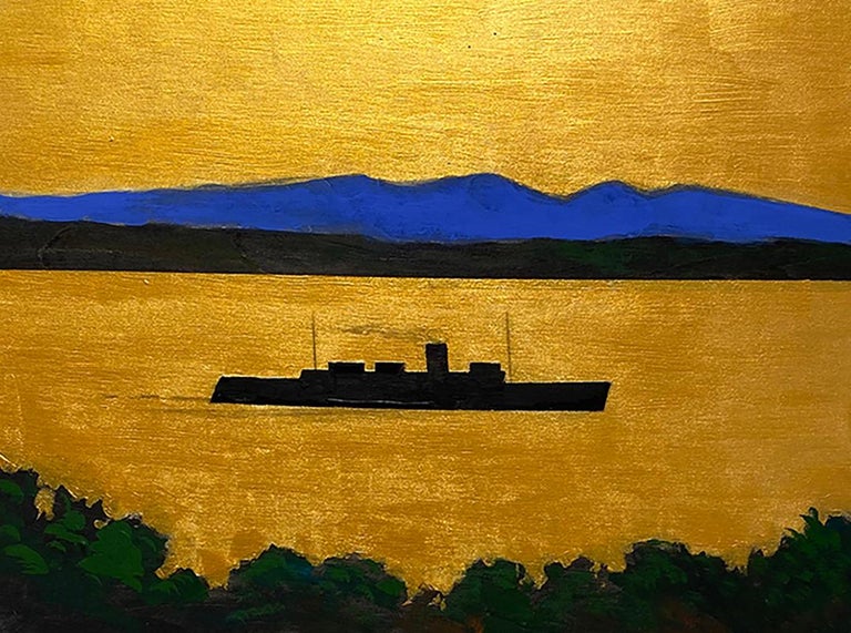 Joseph Maresca - Phantomship: Impressionist Cold Landscape Painting of ...