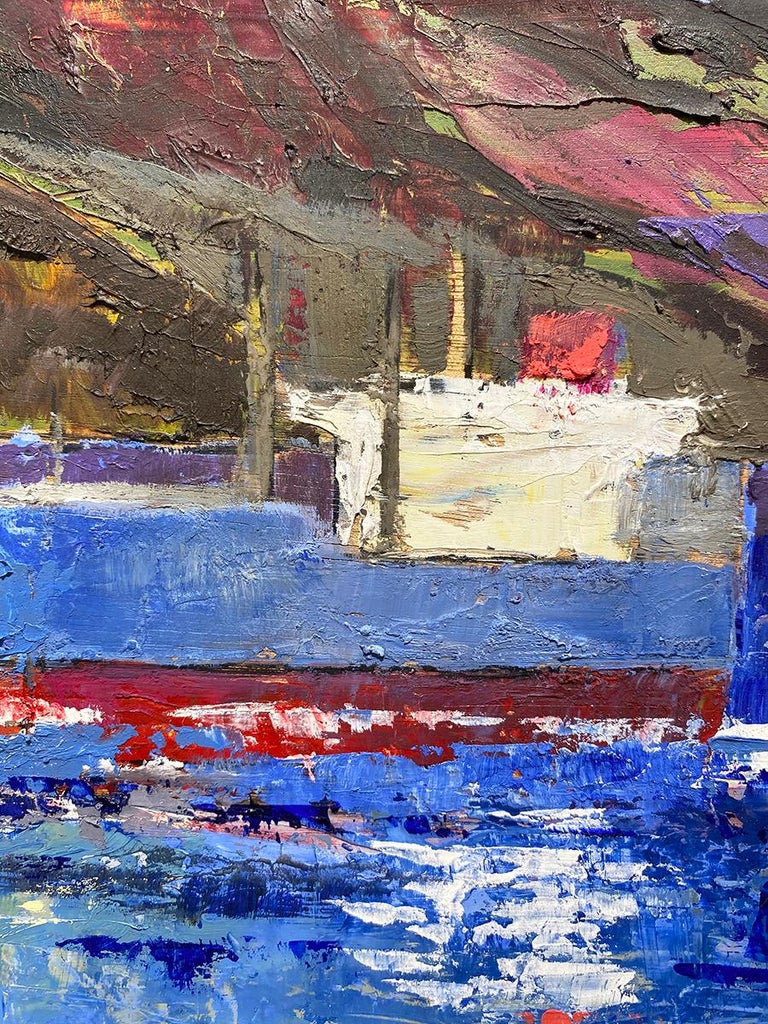 Joseph Maresca - Technicolor Sunset: Impressionist Painting of ...